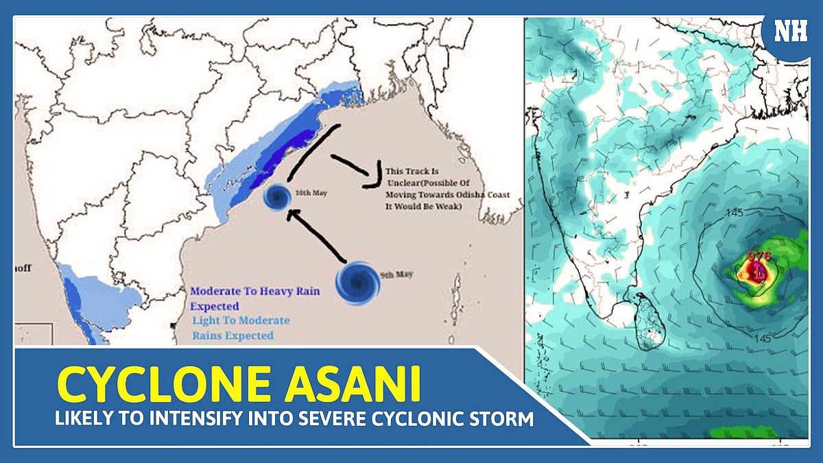 Cyclone Asani likely to intensify into severe cyclonic storm; alert sounded in Andhra, Odisha ...
