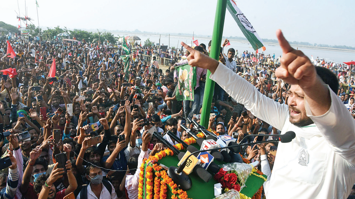 Not just Bihar in Tejashwi Yadav's line of sight