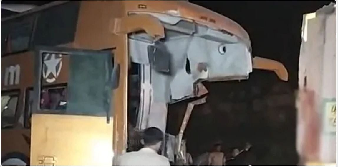 Madhya Pradesh: 14 killed, more than 35 injured as bus collides with stationary truck in Rewa