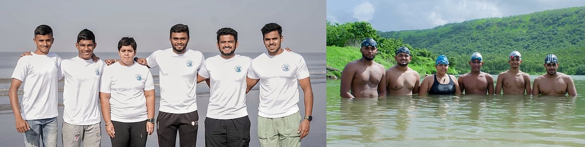 5 youths, 1 girl to relay-swim 1,100-kms Mumbai-Goa return, set new ...
