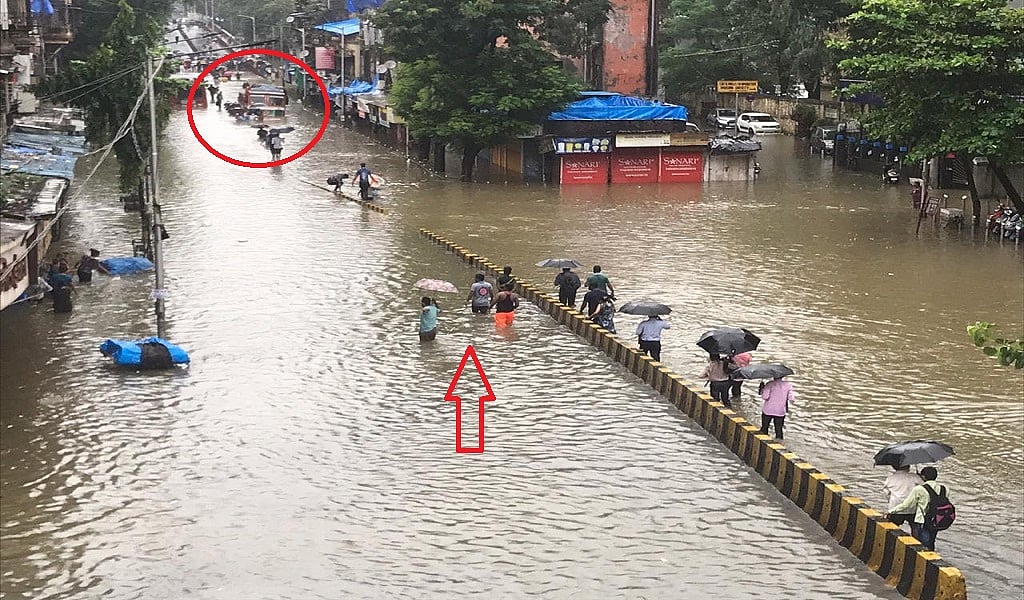 मूसलाधार बारिश से मुंबई बेहाल, सड़क से लेकर रेलवे ट्रैक तक जलजमाव, निजी ...