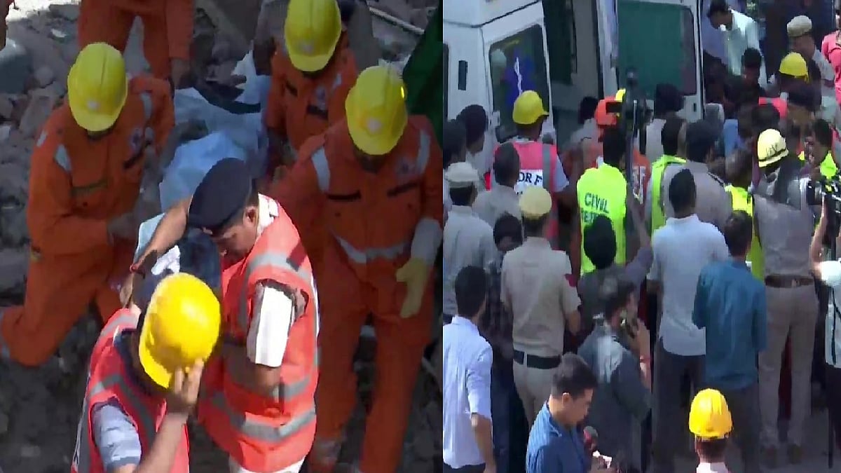 गुरुग्राम: बिल्डिंग गिराने के दौरान बड़ा हादसा, मलबे में दबने से एक मजदूर की मौत, मौके पर SDRF ...