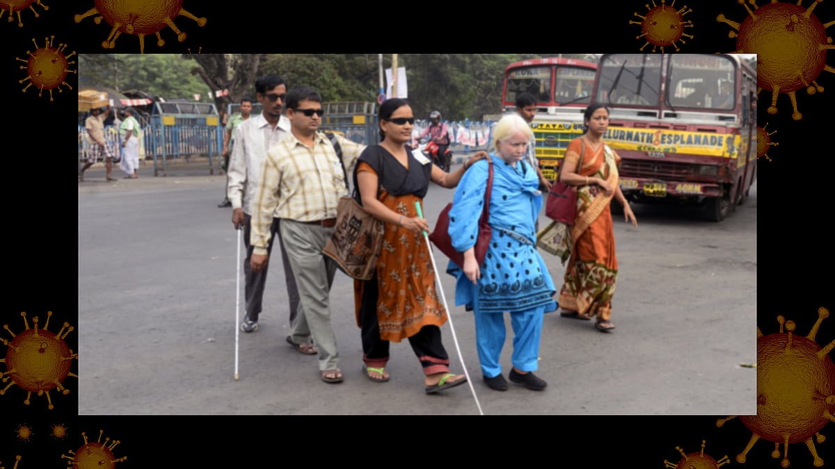‘People are afraid to help’: How blind people are dealing with Covid