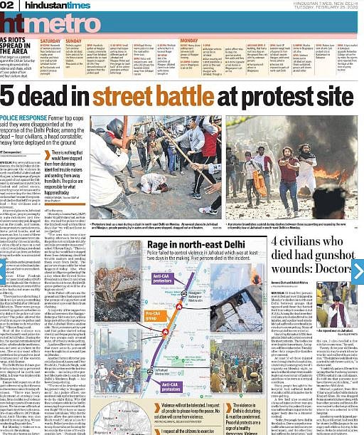From 'rioters' to five questions for the Delhi police: How did ...