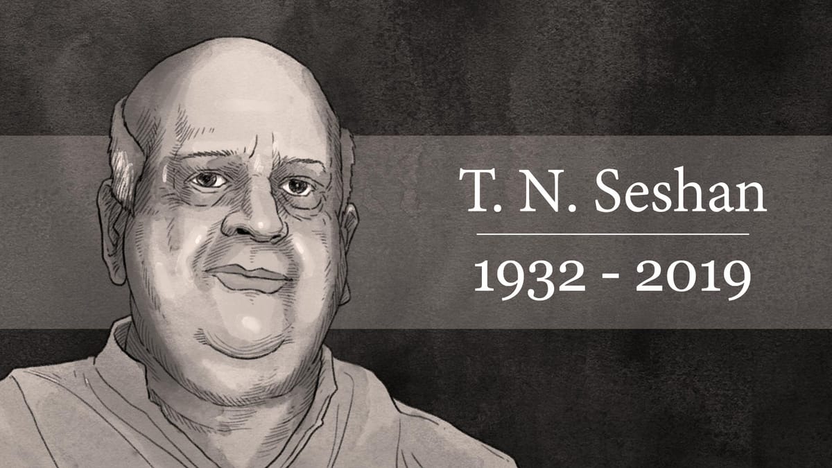 TN Seshan: The crusader and newsmaker India needed in the 1990s