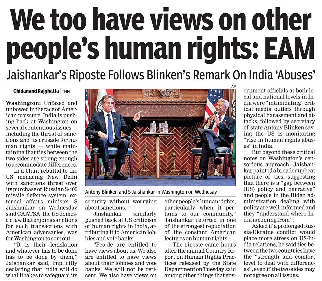 From Kashmiri Pandits to press freedom: How media spun US human rights ...