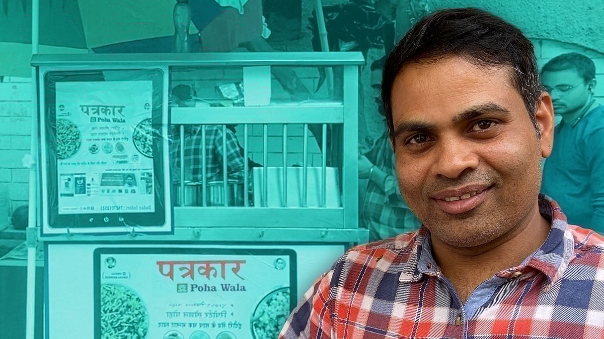 Sacked by Zee, unable to find a job, journalist sets up poha stall in ...