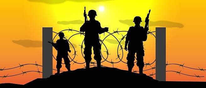 Who is responsible for guarding our borders?