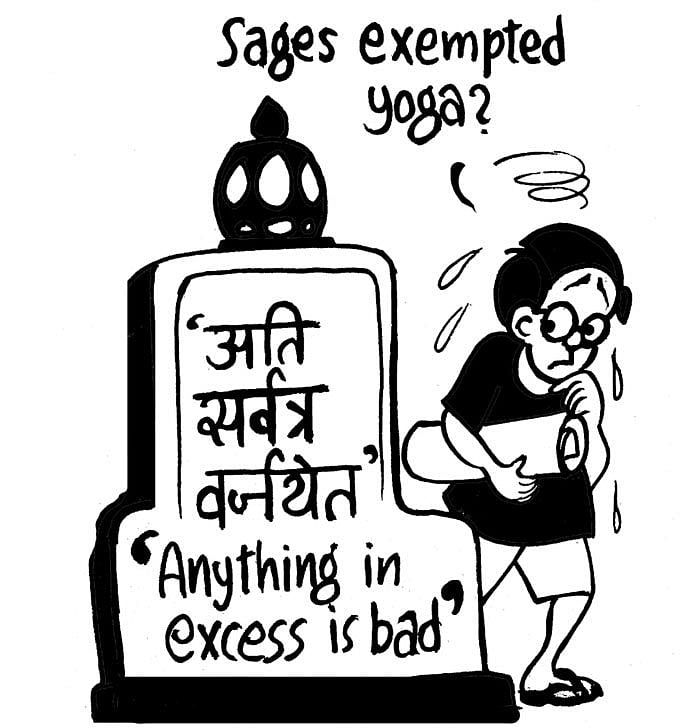 Here’s how cartoonists made the most of Yoga Day