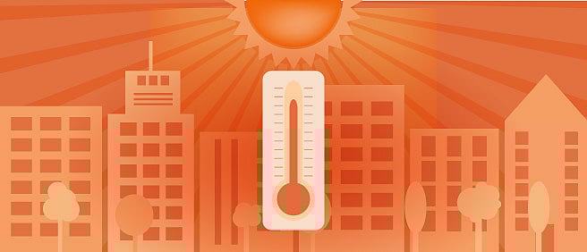 How concrete cities are building up the heat in India