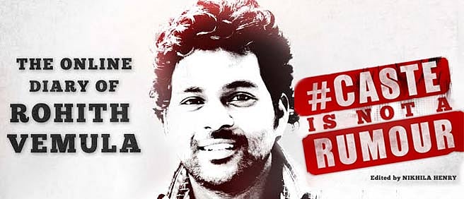 From the online diary of Rohith Vemula