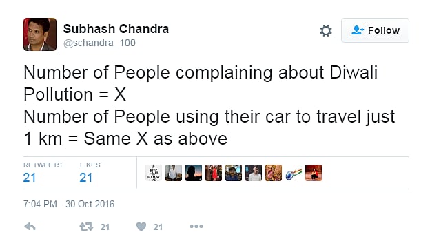 When Twitter Took On Diwali and Pollution
