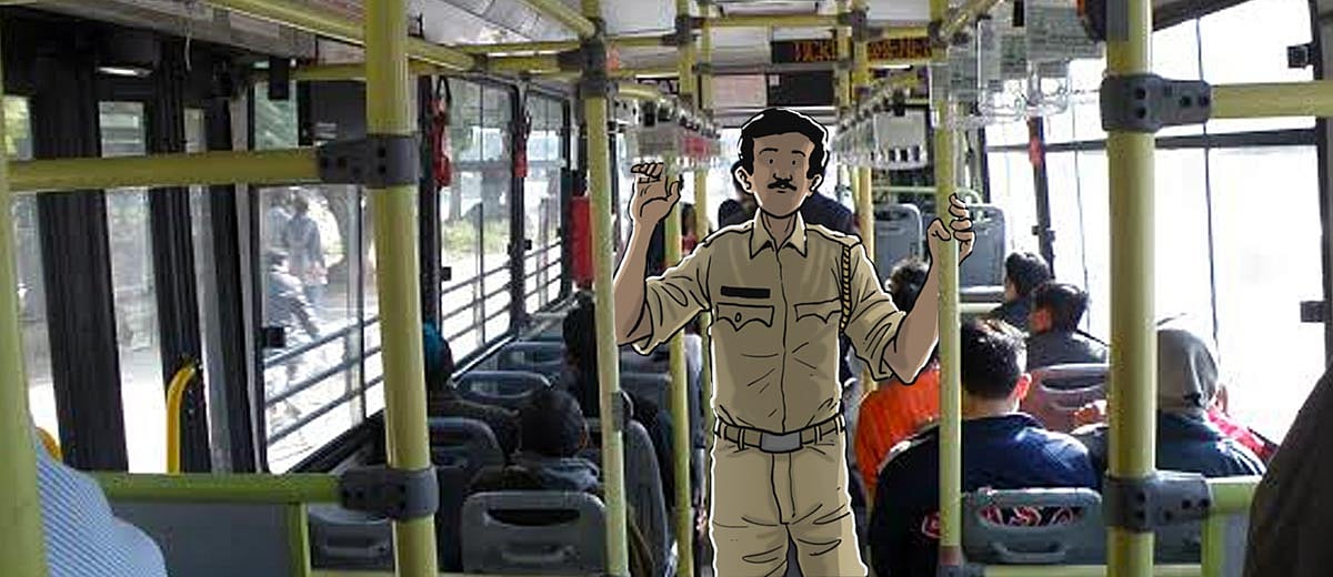 Riding with the marshals: How did the first day of Delhi’s new bus ...