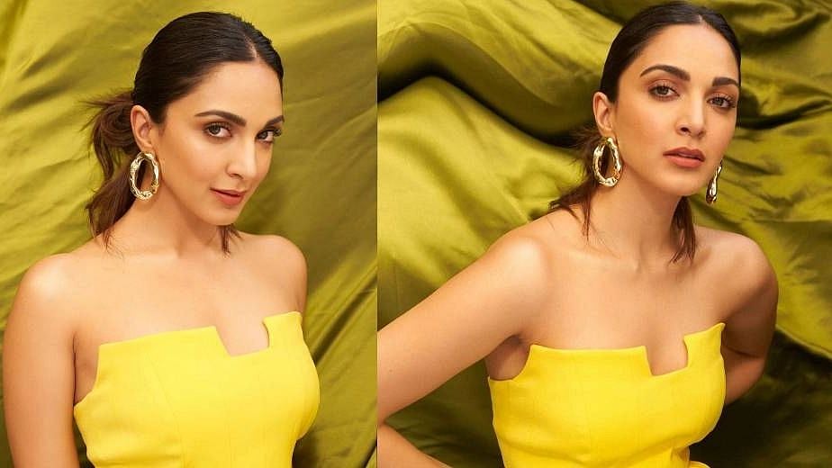 Kiara Advani looks resplendent in a yellow | Visual story