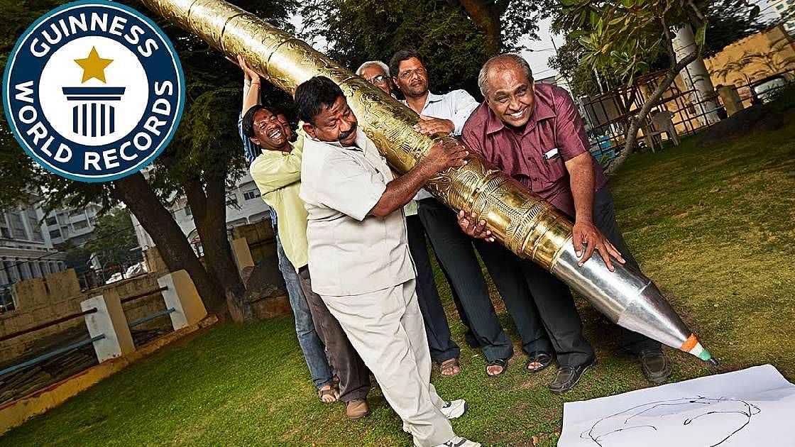 Ballpoint pen : உலகிலேயே இதுதான் பெரிய பேனா - கின்னஸ் சாதனை | Guinness ...