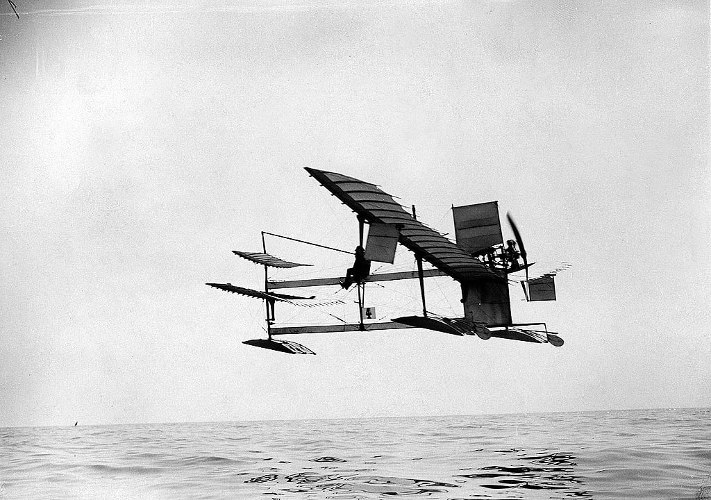 Time Traveller First Seaplane Flight, 1910