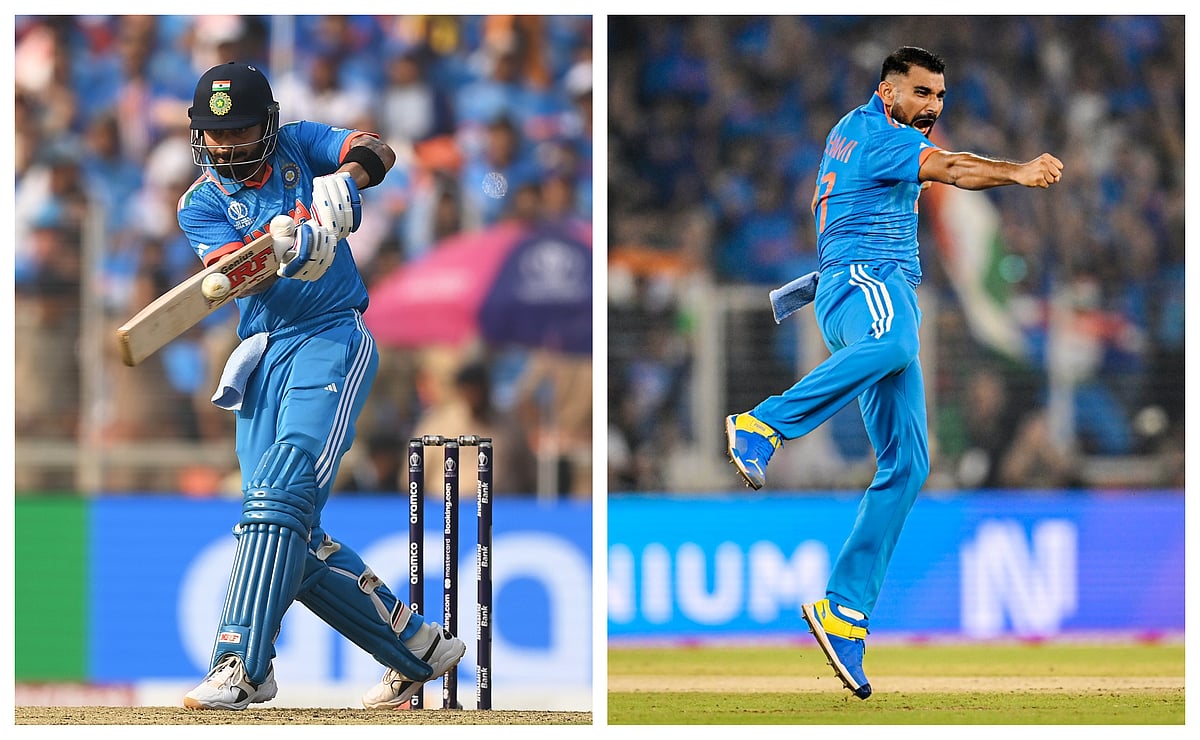 CWC 2023: ರನ್ ಗಳಿಕೆಯಲ್ಲಿ ವಿರಾಟ್ ಟಾಪ್, ಶಮಿಗೆ ಅತಿ ಹೆಚ್ಚು ವಿಕೆಟ್