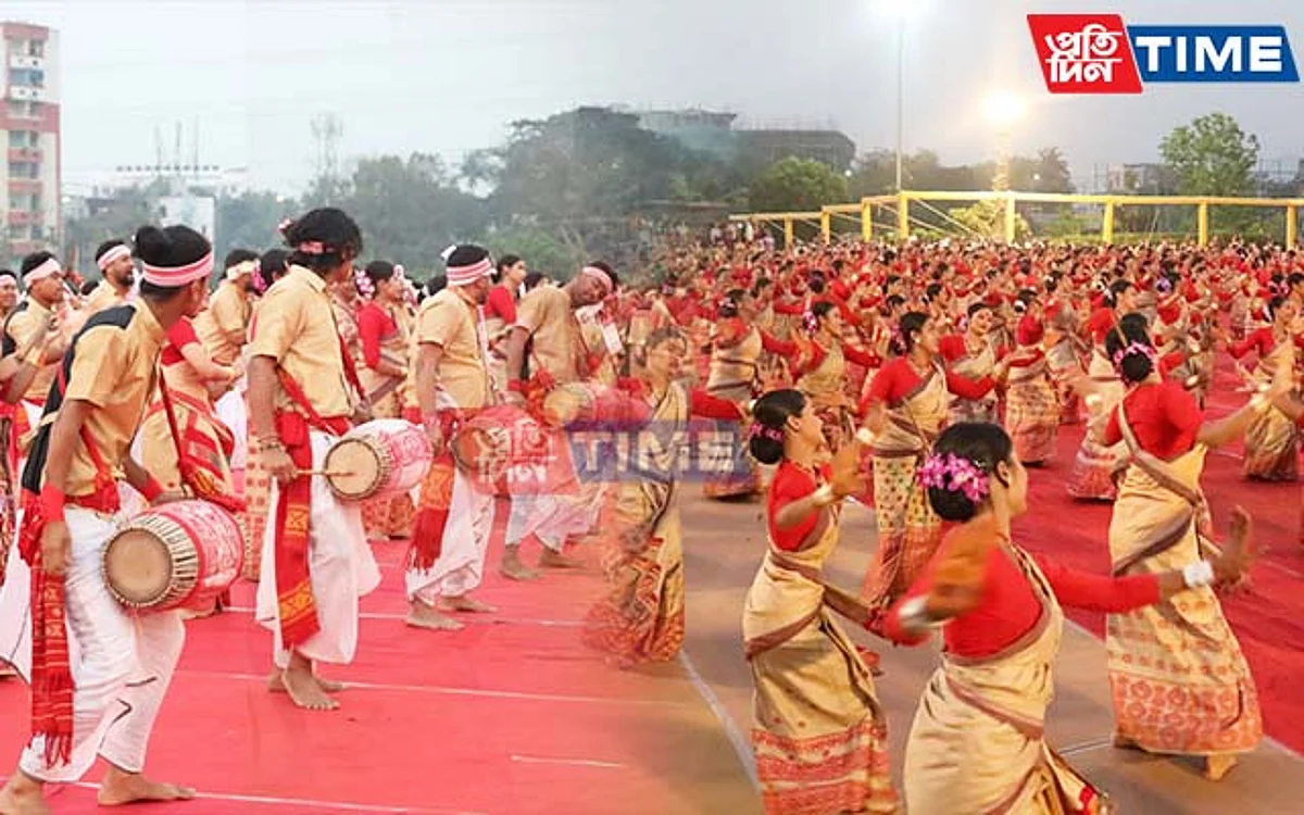 Guinness World Record Attempt for Largest Bihu Dance Preponed to April 13 Guinness World Record Attempt for Largest Bihu Dance Preponed to April 13