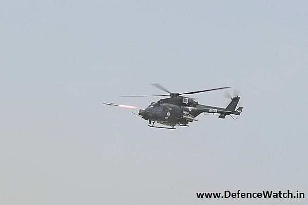 DRDO successfully tests indigenous anti-tank guided missile Helina ...