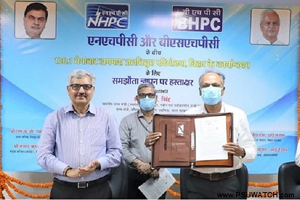 NHPC signs MoU with BSHPC to implement 130.1 MW Dagmara hydropower ...