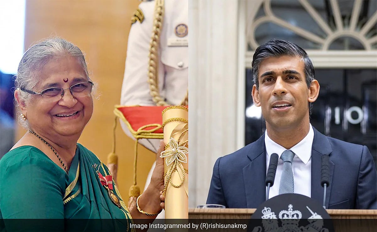 "Proud day...": UK PM Rishi Sunak on mother-in-law Sudha Murthy ...