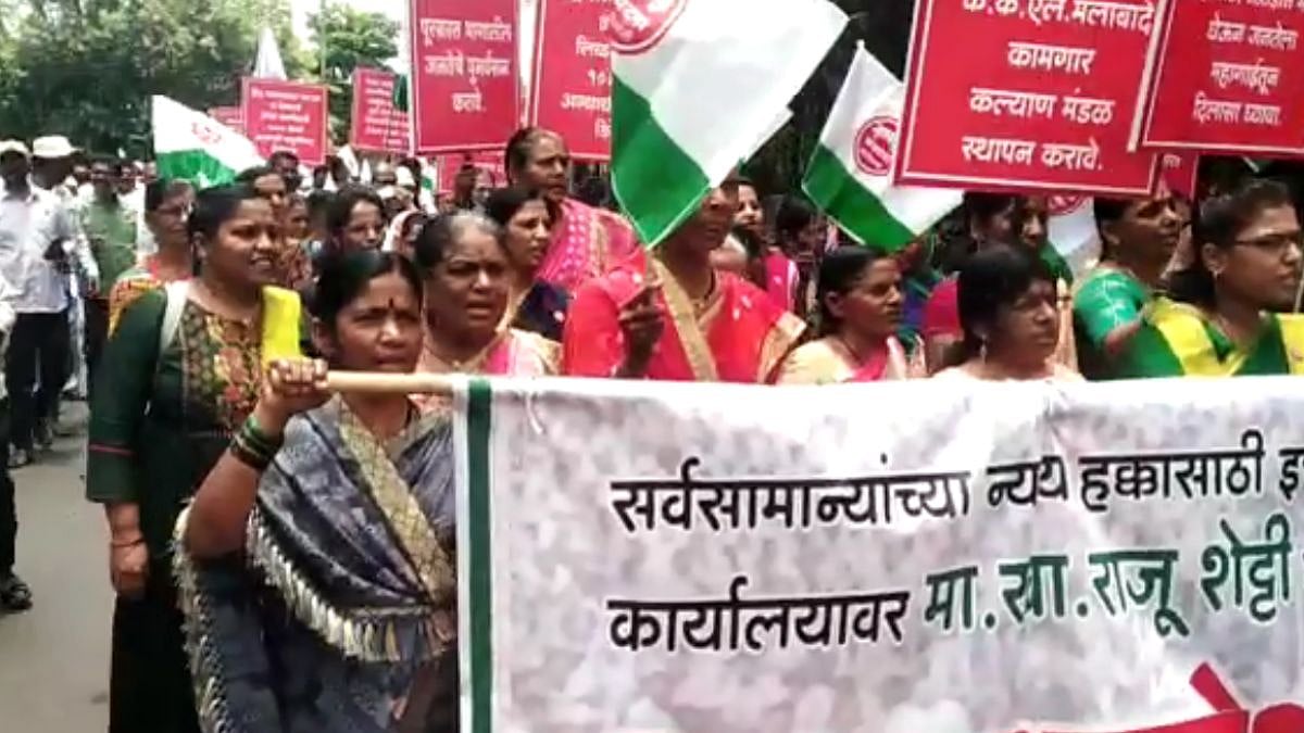 Raju Shetti News I सरकारी पाेपट काय म्हणतयं... इचलकरंजीत 'स्वाभिमानी ...