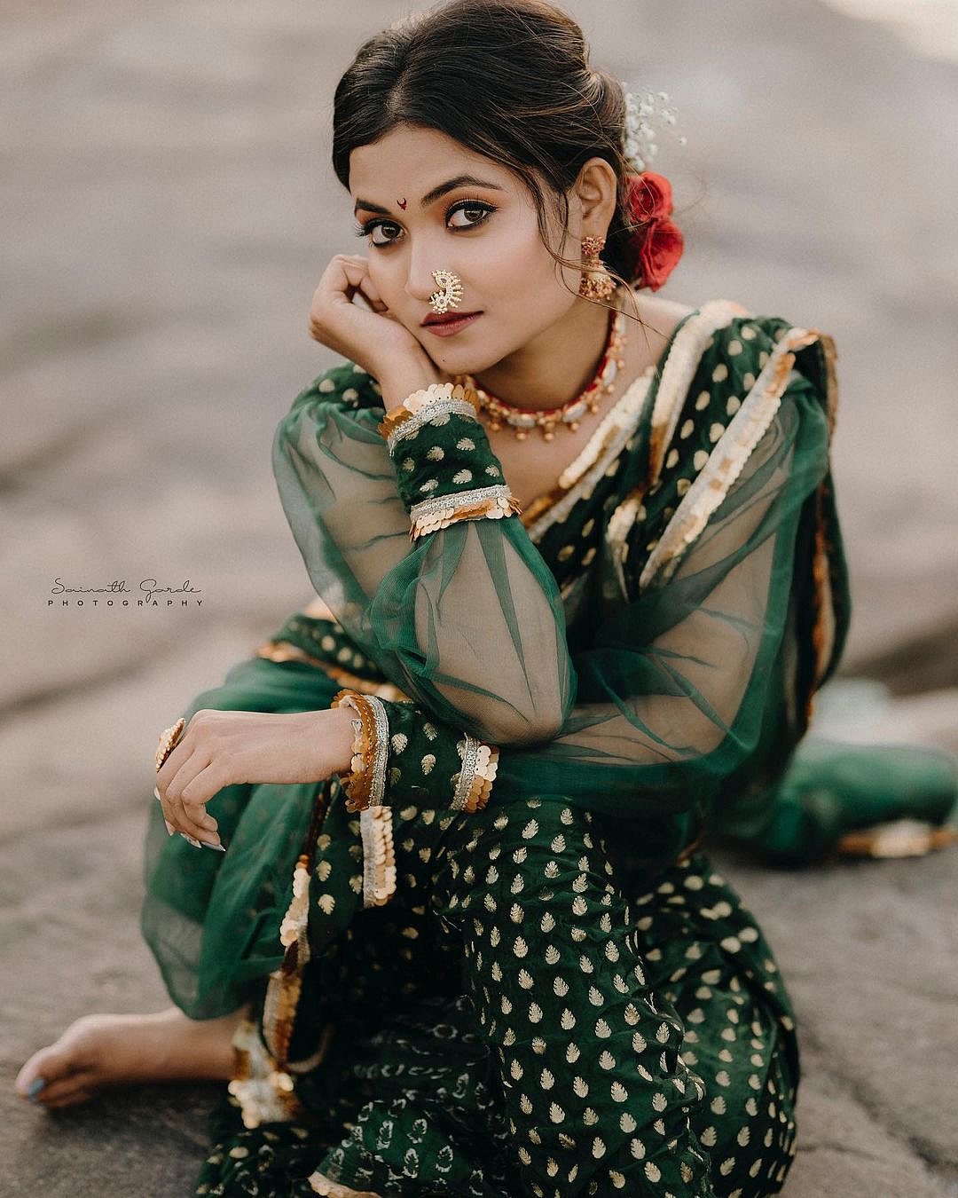 Pratibha Joshi : सौंदर्याची शुद्ध खाण म्हणजे साडी...| Instagram reel star Pratibha Joshi saree ...