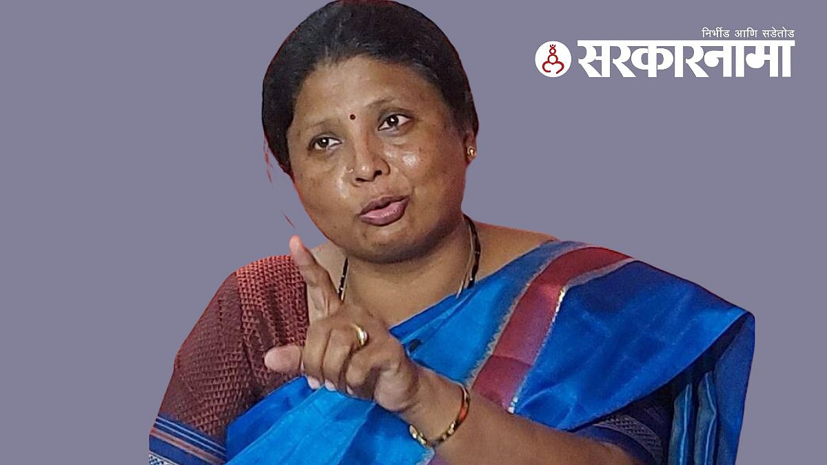 Sushma Andhare Chandrakant Patil अंधारे म्हणाल्या, शाई कुठे लावावी हे ...