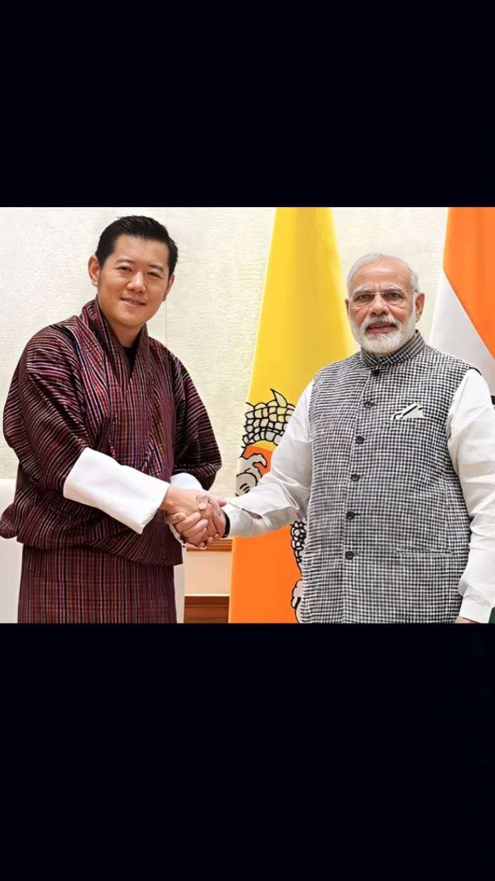 भूतानचे राजे भारत दौऱ्यावर ; पाहा खास फोटो | Kings of Bhutan Jigme ...