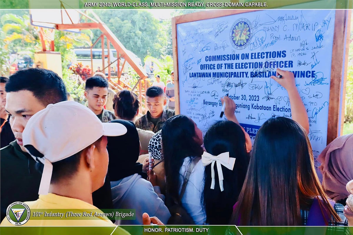 Another Basilan town commits peaceful BSKE 2023