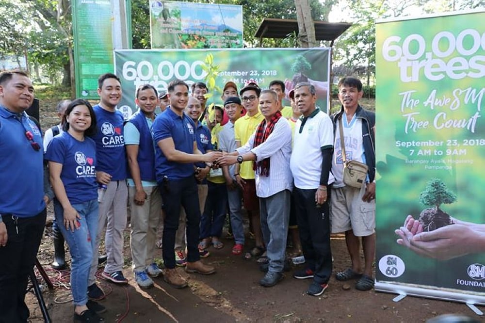 SM employees plant 60,000 trees