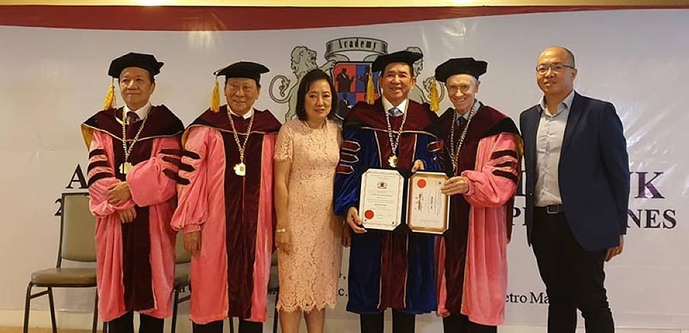 Academy of Multi-Skills bestows Tan with doctorate fellow title