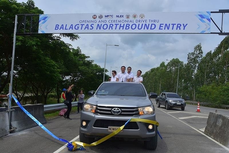 DPWH, NLEx open new Balagtas northbound entry