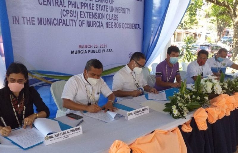 Central Philippine State University to open extension classes in Murcia