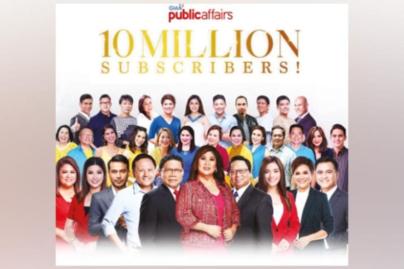 GMA News marks 10 million subs on YouTube