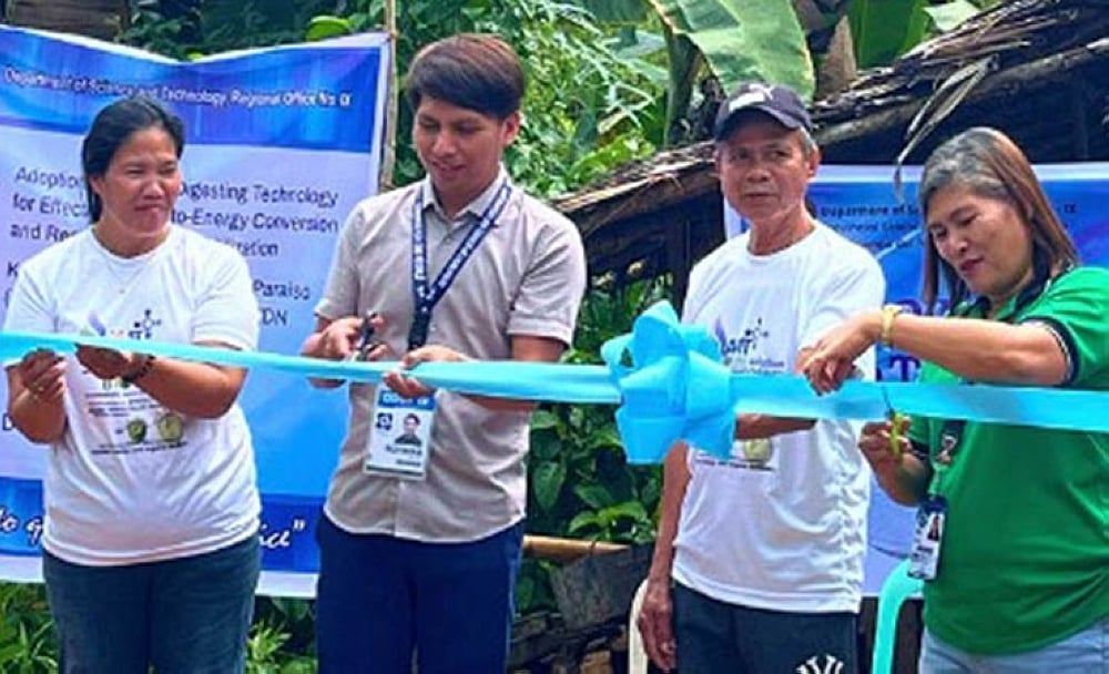 DOST builds biogas plant in Kalawit, Zamboanga del Norte