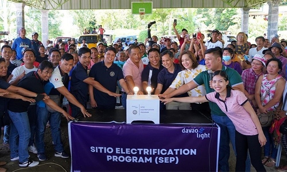 Davao Light energizes 300 households in Malabog