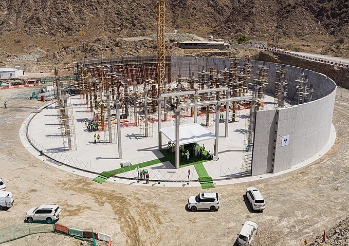 Remarkable Progress in DEWA’s 30 MIG Water Reservoir in Hatta