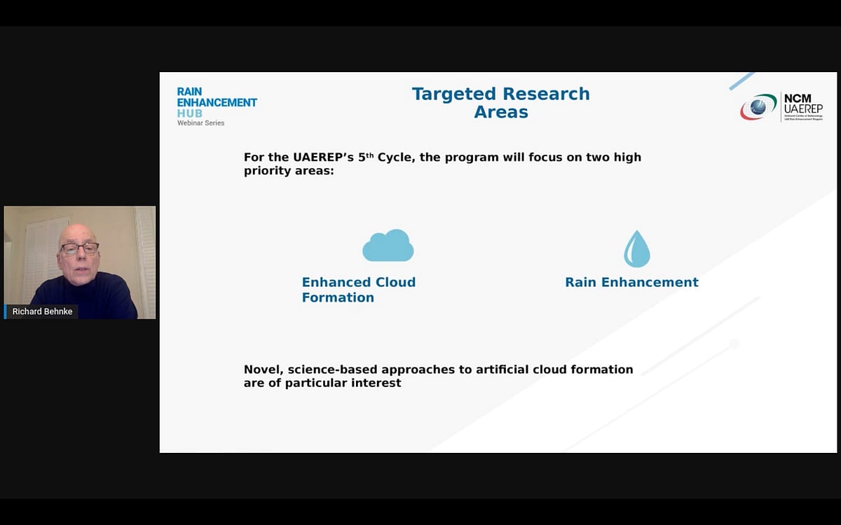 National Center Of Meteorology Hosts 6th Rain Enhancement Hub Webinar