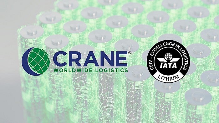 Crane Worldwide Logistics awarded IATA CEIV certification for Lithium ...