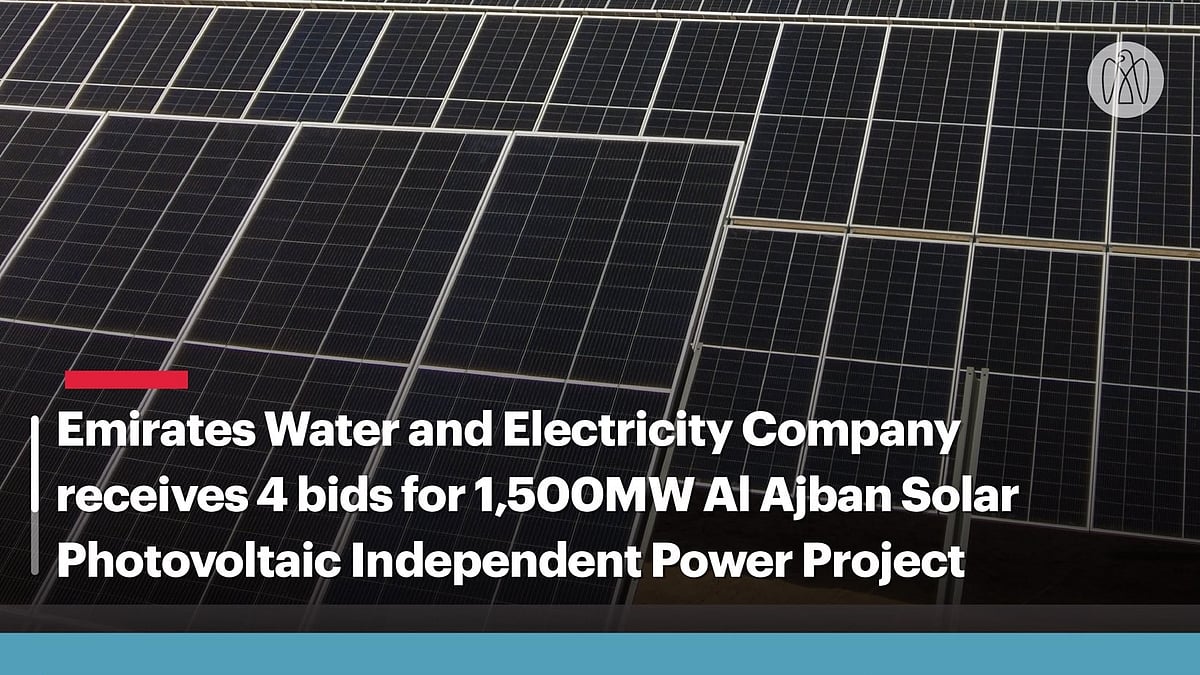 EWEC Receives 4 Bids for 1,500 MW Al Ajban Solar Photovoltaic ...