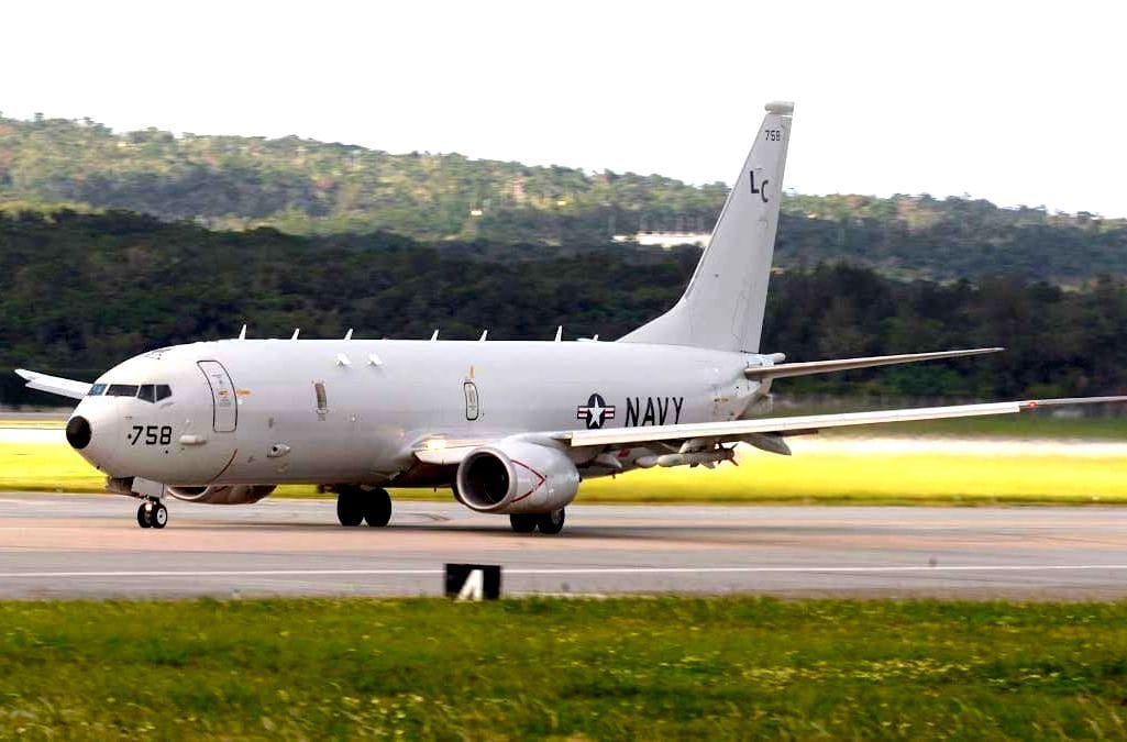 Amid India-China Tensions, A US Navy P8 Submarine-Hunting Aircraft ...