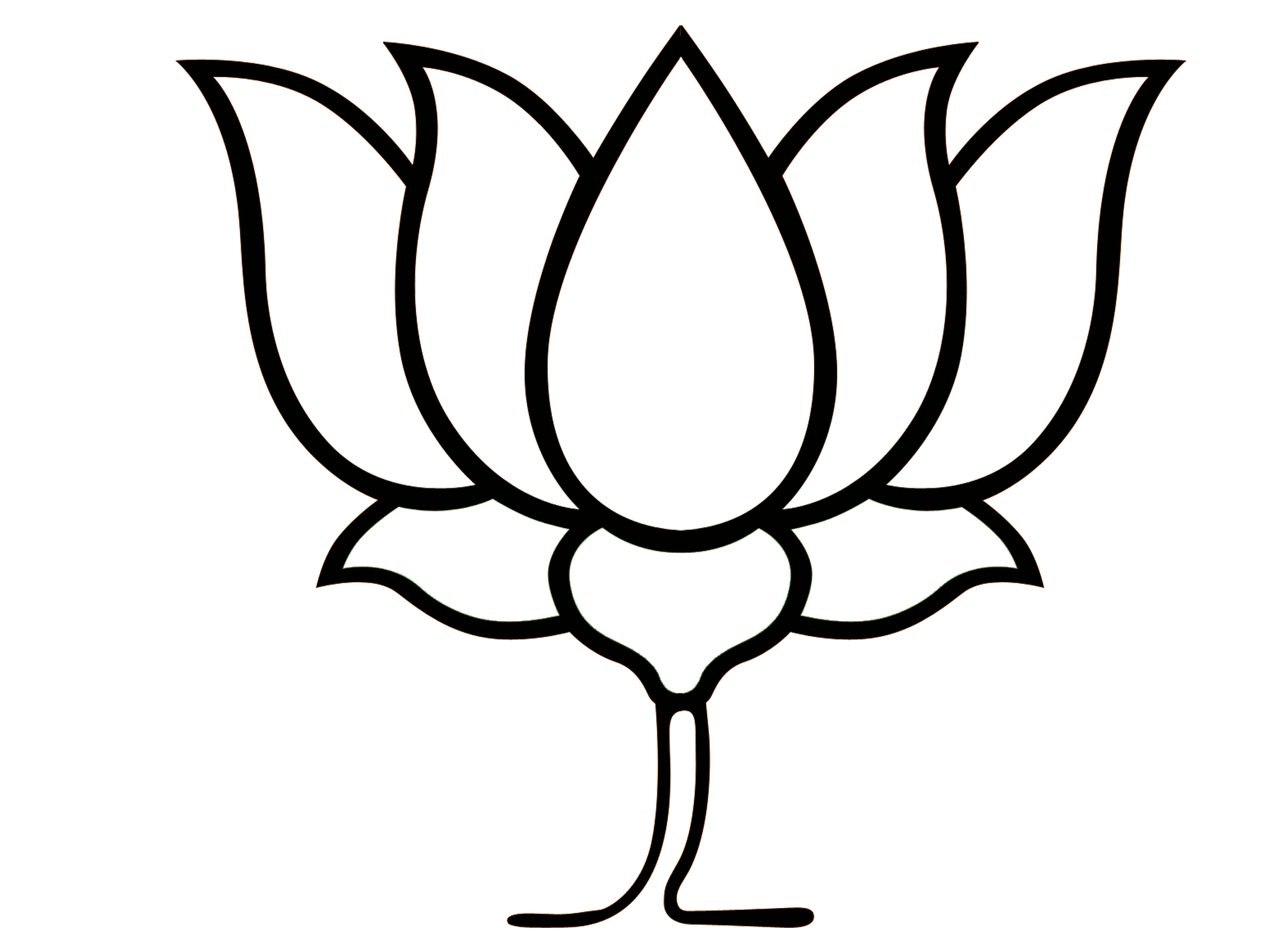 Bjp Lotus Illustration