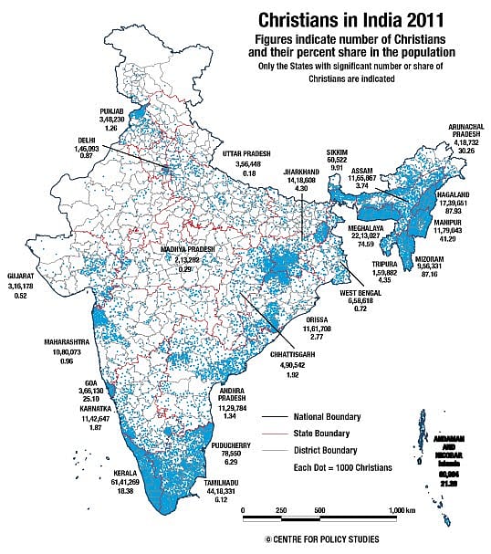 Demography Watch: How Northeast India Was Christianised In The Last 100 ...