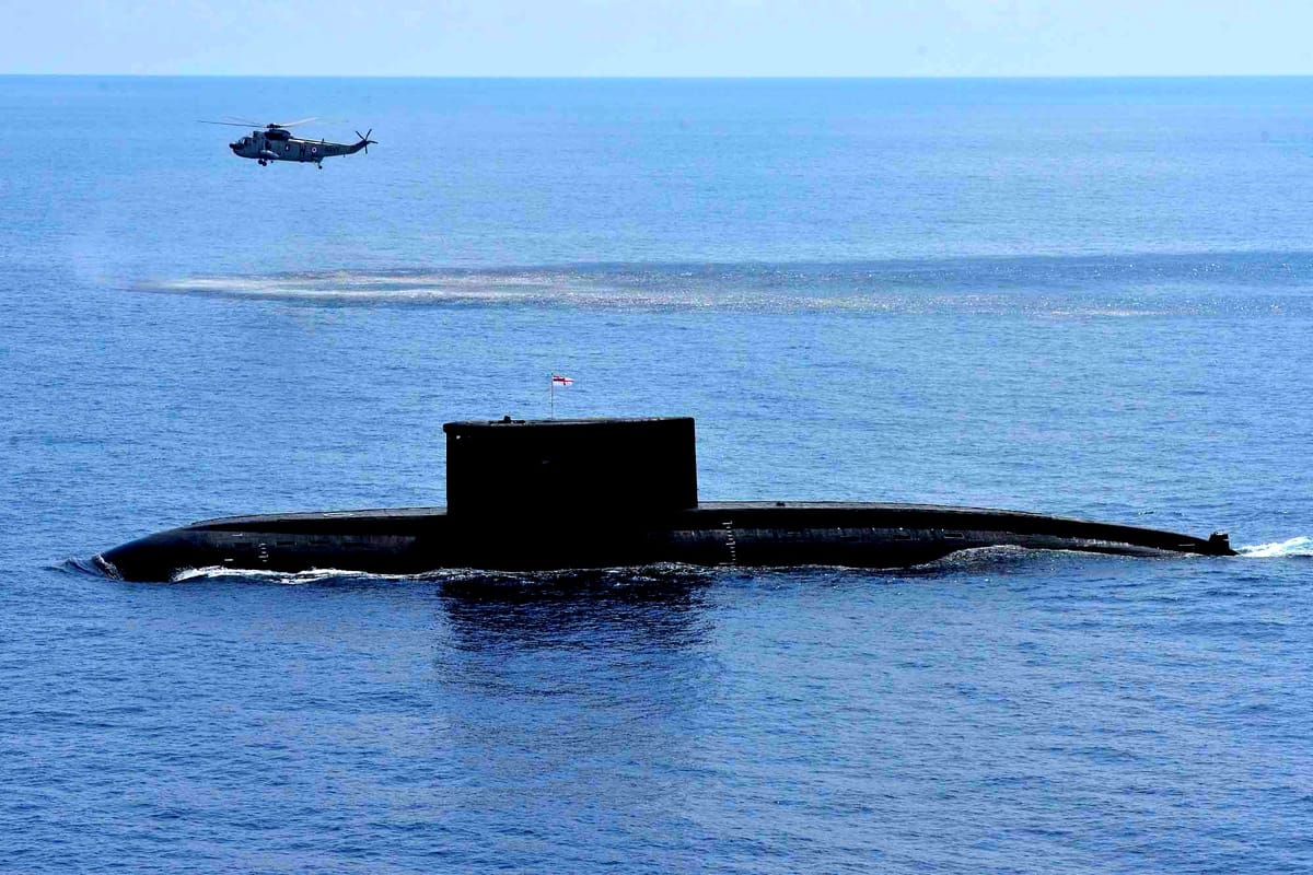 Watch: Indian Submarine INS Sindhuraj Participates In Malabar Exercise ...