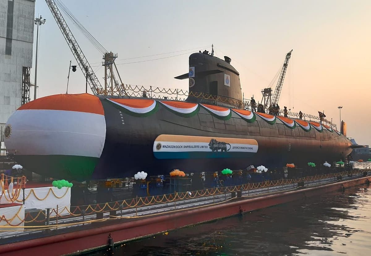Indian Navy’s Fifth Scorpene-Class Submarine, INS Vagir, Launched; Two ...