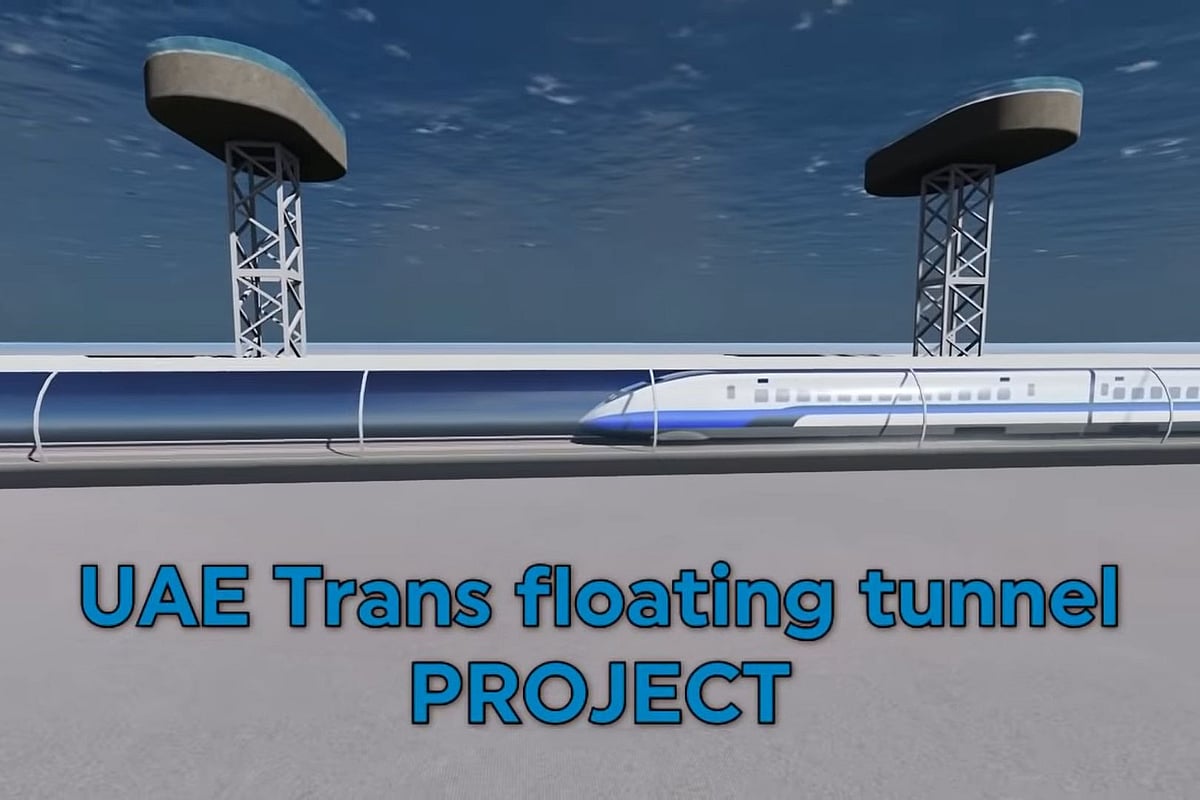 UAE Explores An Ultra-Futuristic Underwater Rail Tunnel Between Mumbai ...