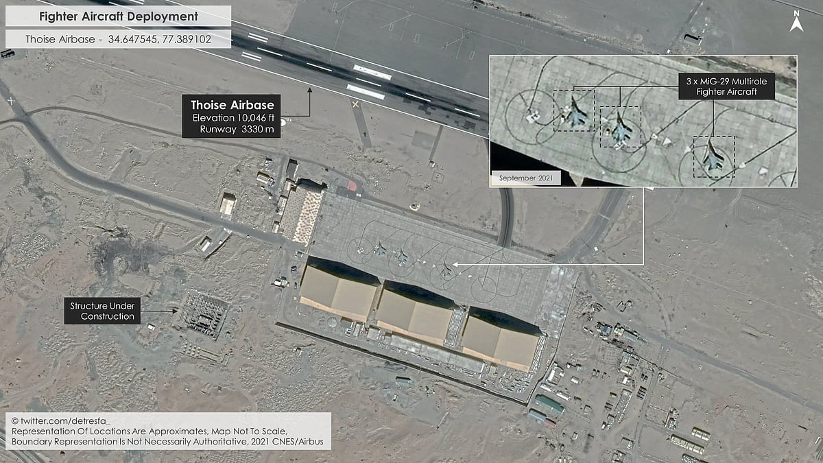 Satellite Imagery Shows IAF Has Deployed MiG-29s At Thoise Airbase In ...