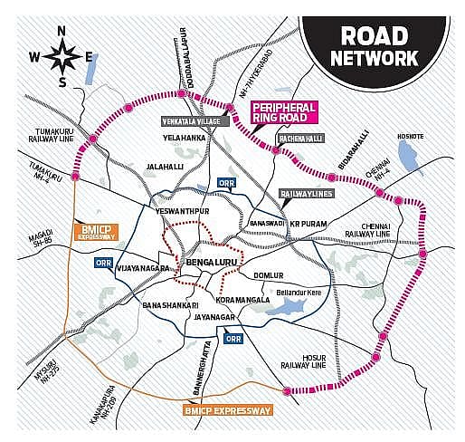 Peripheral Ring Road Project In Bengaluru: BDA Floats Global Tender ...