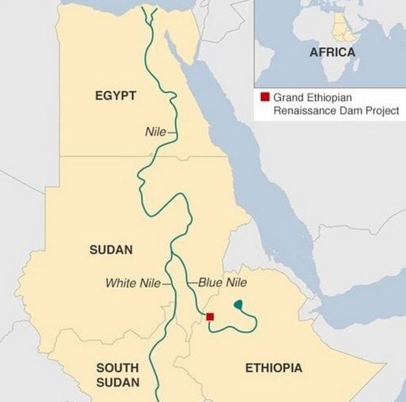 Grand Ethiopian Renaissance Dam On Blue Nile: Ethiopia Begins ...